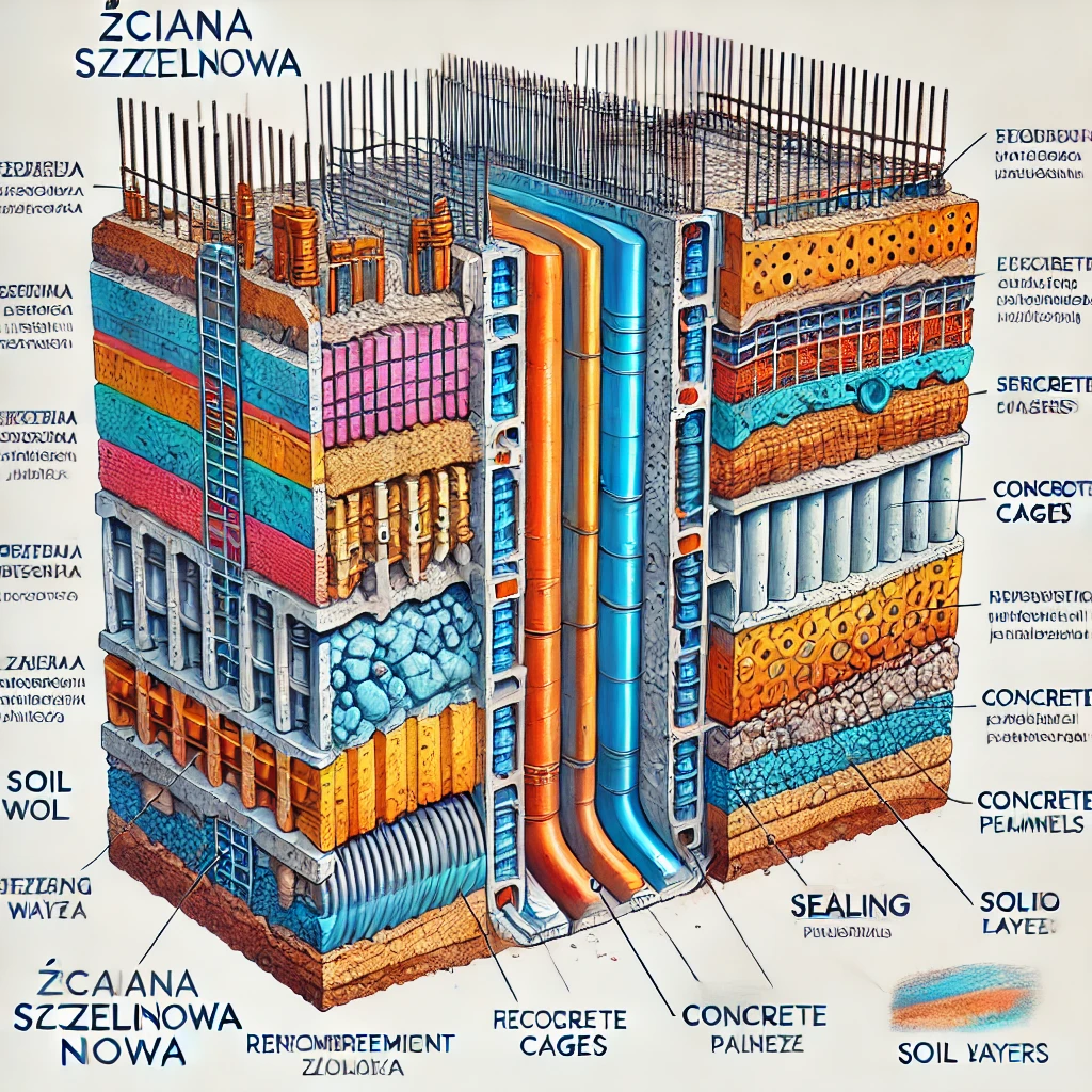 Ściana szczelinowa – co to jest i gdzie się ją stosuje?